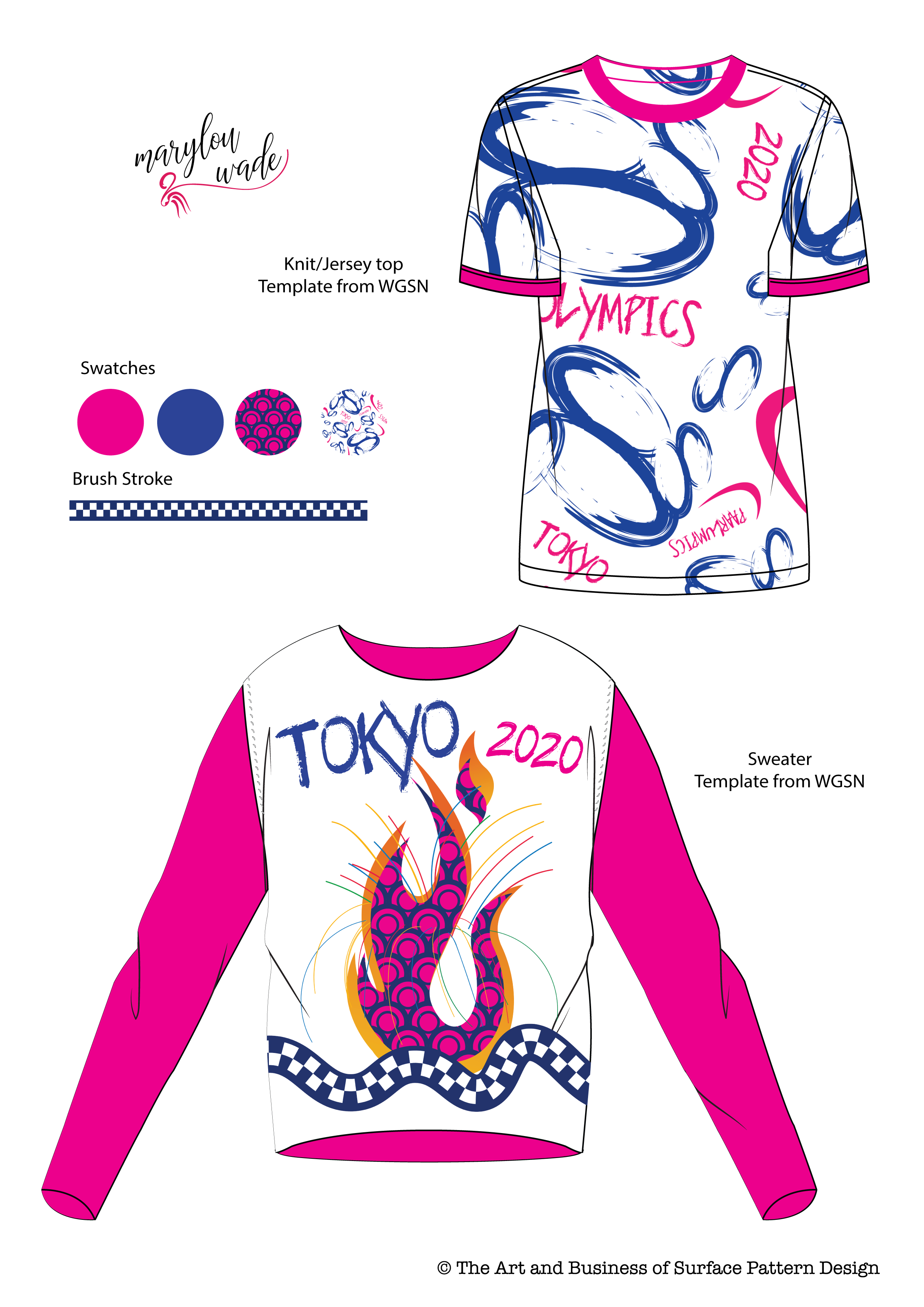Tokyo 2020 Olympics/Paralympics Design Trend – Designs by Marylou